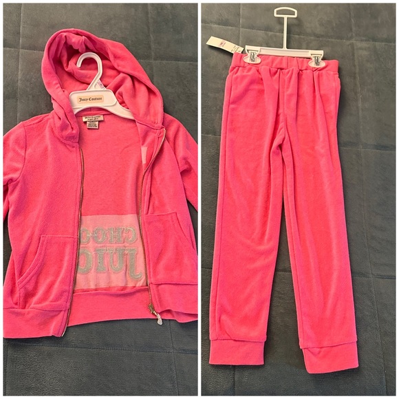 Juicy Couture | Matching Sets | Nwt Juicy Couture Girls Two Piece Jog ...